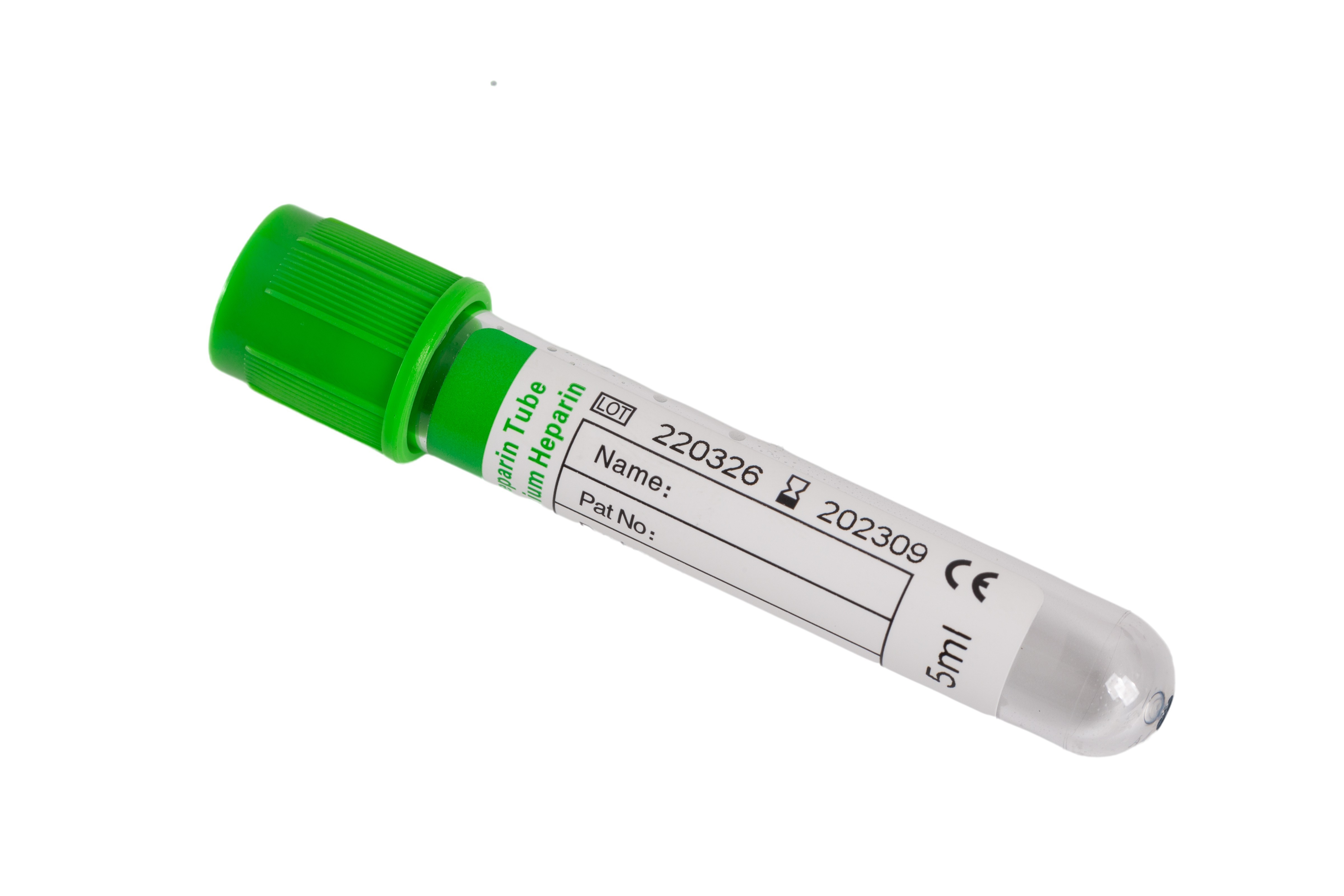 1ml 2ml Lithium Heparin Blood Collection Tubes Dark Green Sodium ...